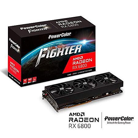PowerColor Fighter AMD Radeon RX 6800 16gb Graphics Card $499.99 ...