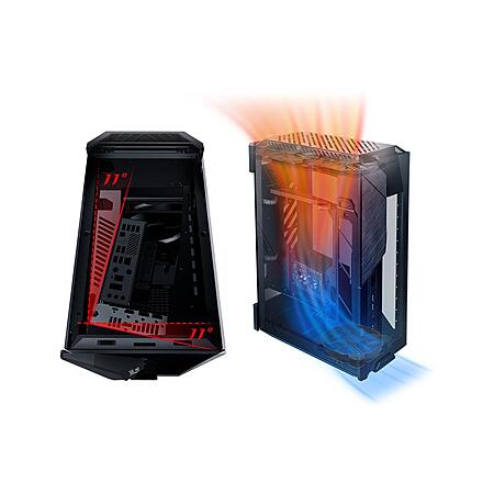 Asus Rog Z11 Mini ITX DTX PC Gaming ATX compatible Tempered Glass USB 3 ...