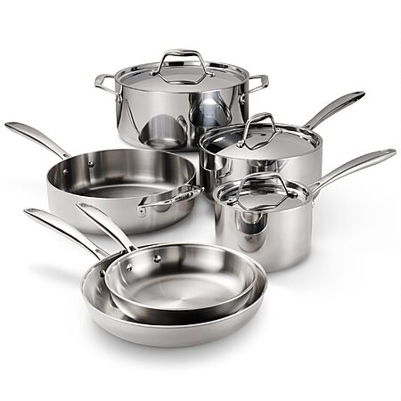 [Prime] Tramontina Signature Tri-Ply Clad Stainless Steel 9-Piece ...