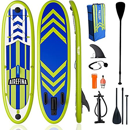 Inflatable Stand Up Paddle Board with Camera Mount, Airefina 11'x32''x6 ...