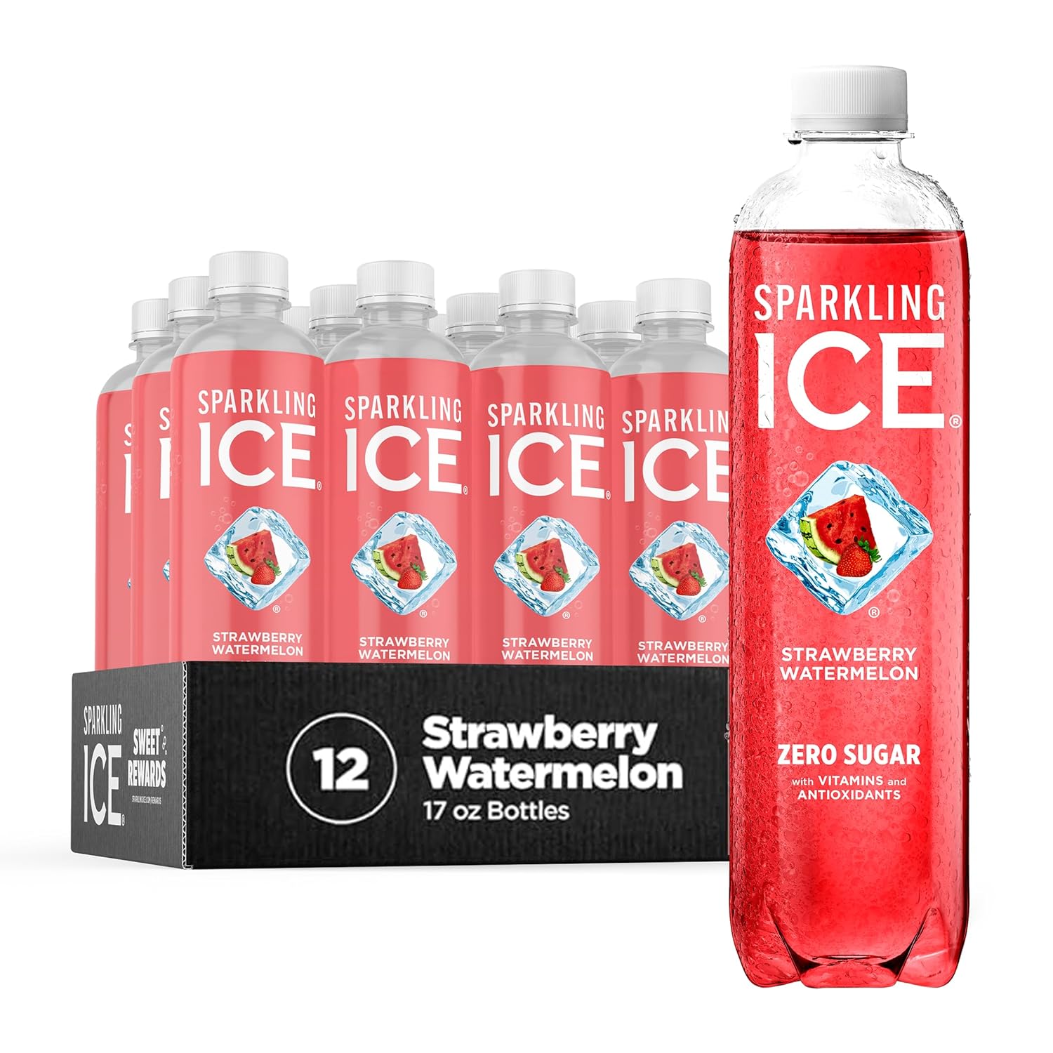 12-Pack 17-Oz Sparkling Ice Zero Sugar Water (Various Flavors) $8.80 w ...