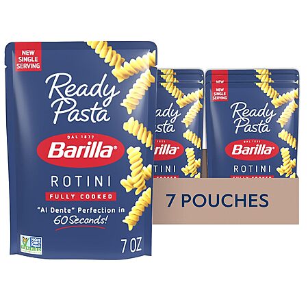 7-Pack 7-Oz Barilla Ready Fully Cooked Pasta (Rotini) $8.84 w/ S&S ...