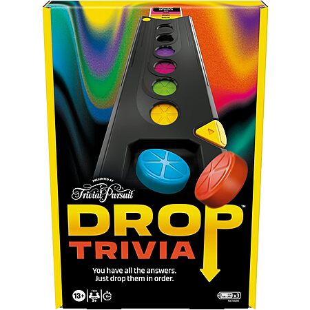 Trivial Pursuit Drop Trivia Electronic Party Board Game $7.34 + Free ...