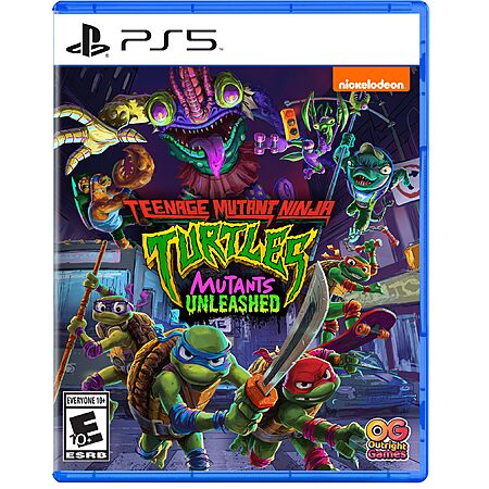 TMNT Mutants Unleashed (PS5) $10 + Free Shipping w/ Prime or on orders ...