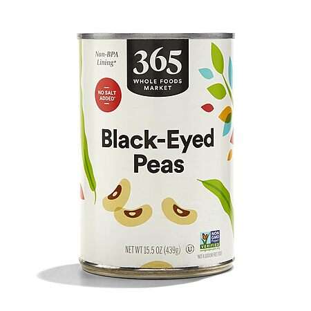 15.5-Oz 365 by Whole Foods Market No Salt Added Blackeye Peas $0.93 w ...