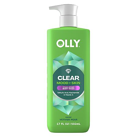 OLLY Body Wash Clear Mood + Skin with salicylic acid, niacinamide ...
