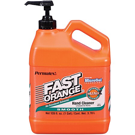 4-Pack 1-Gallon Permatex Fast Orange Smooth Lotion Hand Cleaner with ...