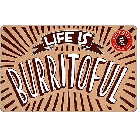 Chipotle eGift Card: $25 for $22.50, $50 for $45, $100 for $90 - 2024-07-16