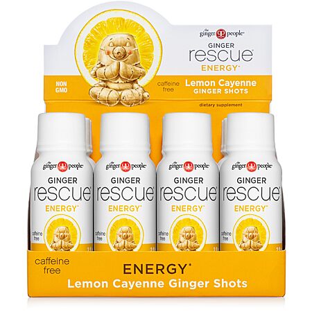 12-Count 2-Oz The Ginger People Ginger Rescue Shots (Various Flavors ...