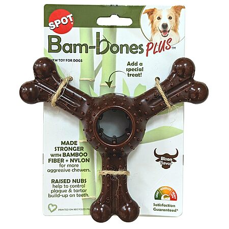 7" SPOT Bam-Bones Plus Triple Chew (Bison Flavor) $4.66 + Free Shipping ...