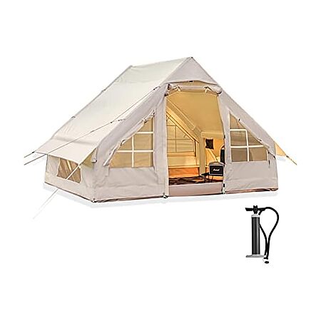 4-Person Inflatable Camping Tent with Pump $154.99 + Free Shipping w ...