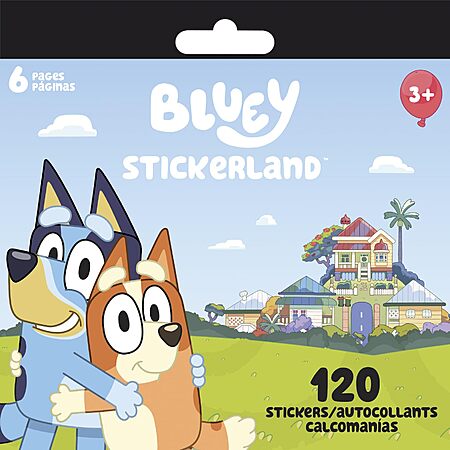 [Michael's] 6-Page Bluey Mini Stickerland Pad (120-Stickers) $1.39 ...