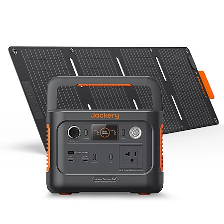Jackery Solar Generator 240 v2 and 40W Mini Solar Panel(2024 New ...