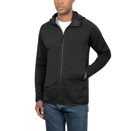 Costco Members: Kirkland Signature Men’s Hooded Fleece Jacket (Black or ...