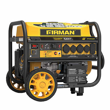 Firman 9200W Running / 11,400W Peak Gasoline Powered Generator $900 ...