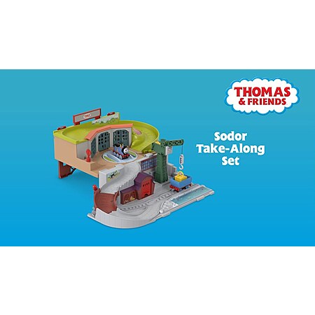Thomas & Friends Sodor Take-Along Train Set, Portable Track Playset $25 ...
