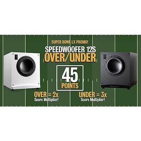 RSL Speedwoofer 12S Super Bowl over/under sale (applies to 12S only ...