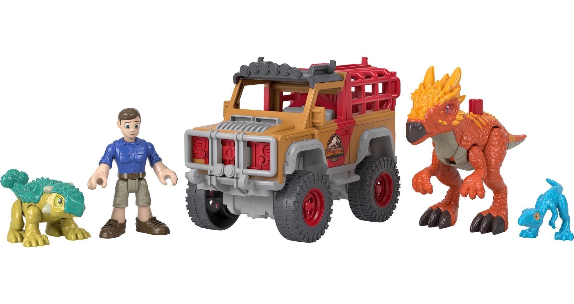 Fisher-Price Imaginext Jurassic World Preschool Toy Camp Cretaceous ...