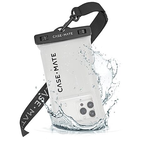 Case-Mate Waterproof Floating Phone Pouch w/ Crossbody Lanyard (Sand ...