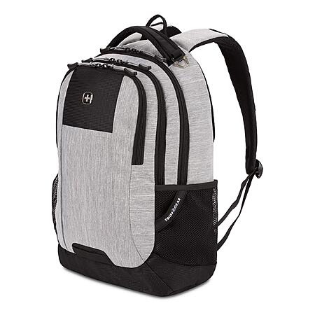 18" SwissGear Cecil 5505 Laptop Backpack (Heather Grey)