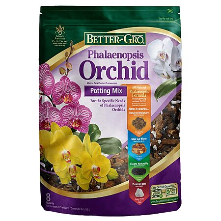 8-Qt Better-Gro Phalaenopsis Orchid All-Purpose Organic Potting Soil ...