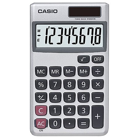 Casio SL-300SV Standard Function Desktop Calculator (8-Inch Display) $5 ...