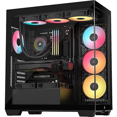 CORSAIR 3500X RS-R ARGB Mid-Tower PC Case w/ 3x RS120-R ARGB Fans ...