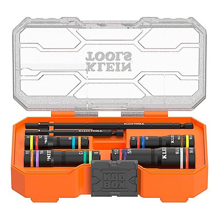 Klein Tools KNECT Quad Socket, 16 Sizes in 4 Sockets, 4-in-1 Color ...