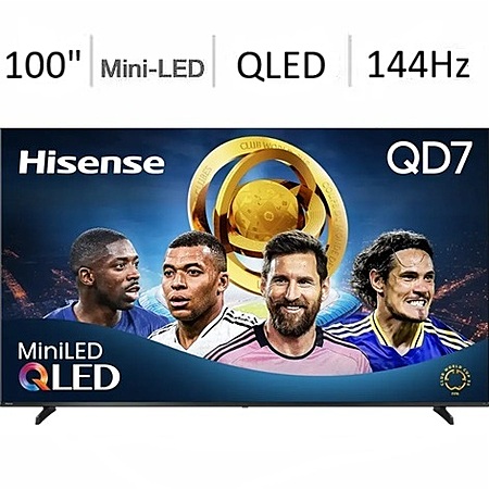 100" Hisense QD7 144Hz QLED Mini-LED 4K UHD Smart Fire TV - 2025-08-24