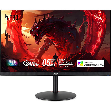 Acer XV272U W2BMIIPRX 27” 240Hz 2560x1440 IPS Refurbished $136.49 ...