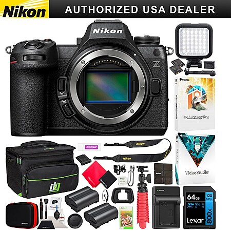 Nikon Z6III 24.5MP Full Frame Mirrorless Camera (Body) w/ Accessories ...
