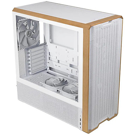 Lian Li LANCOOL 217 Genuine Walnut Wood Computer Case, Mid-Tower ATX PC ...
