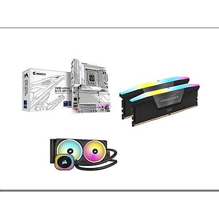 GIGABYTE Z890 AORUS ELITE WIFI7 ICE + CORSAIR Vengeance RGB 32GB (2 x ...