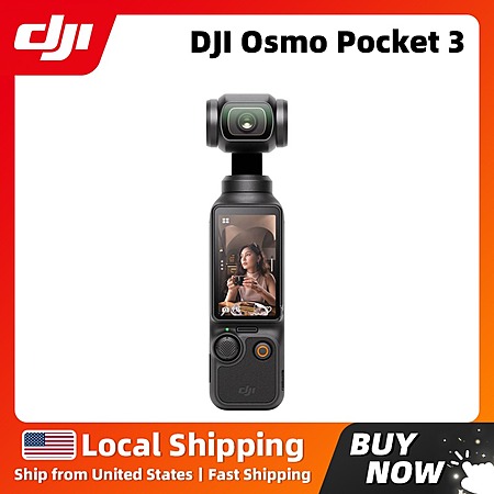 DJI Osmo Pocket 3 4K/120fps 1-Inch CMOS 2-Inch Rotatable Screen 3-Axis ...