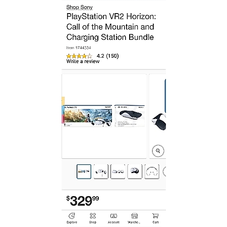 Sony Playstation VR2 Headset - 2026-01-29