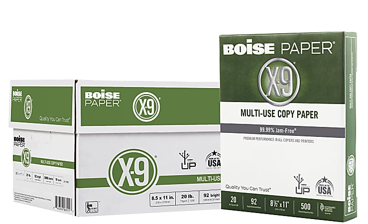 Boise® X-9® Multi-Use Paper, 10 Reams $40.99 at Office Depot