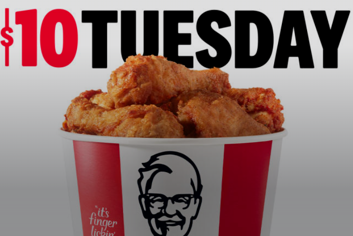 Select KFC Restaurants: 8-Piece Fried Chicken Bucket (Drums & Thighs ...