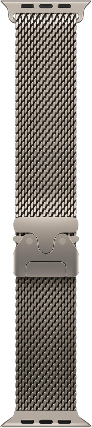 Apple Watch Band - Milanese Loop (49mm) - Natural Titanium $172.99