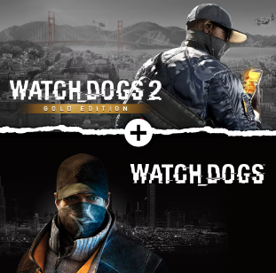 Watch Dogs 1 + Watch Dogs 2 Gold Editions Bundle (PS4, Digital Download ...