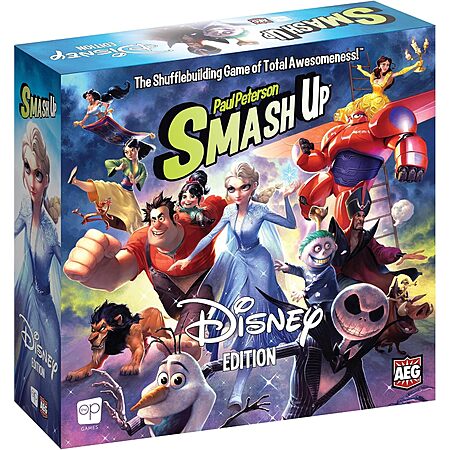 USAOPOLY Smash Up: Disney Edition | Featuring Disney Characters from ...