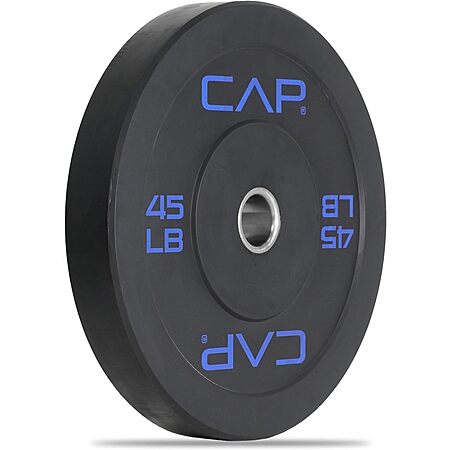 CAP Barbell Rubber Olympic Bumper Plate 45 lb $35.88 Shipped