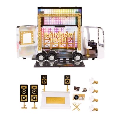 Rainbow High™ Rainbow Vision™ World Tour Bus & Stage, 4-in-1 Light Up ...