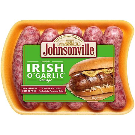 Target Circle Coupon: 5-Count Johnsonville Irish O'Garlic Sausage Links ...