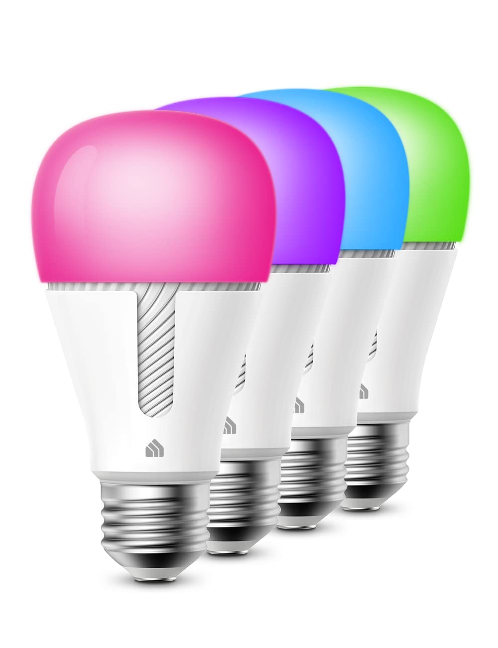 4 pack of Kasa Smart Bulbs, 850 Lumens, Full Color Changing Dimmable ...
