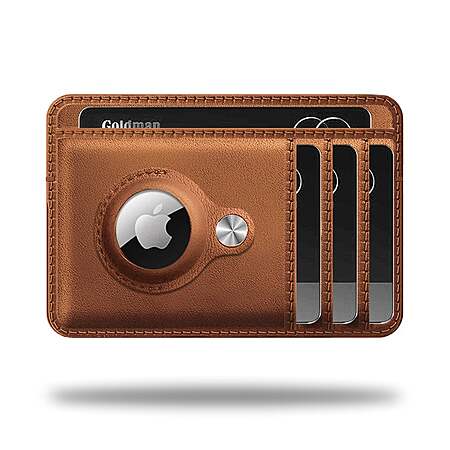 AirTag Normest leather wallet $50