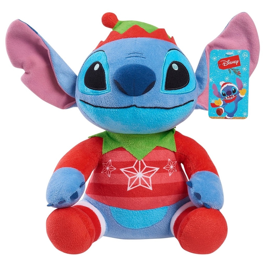 Disney Stitch Christmas Holiday Large 11-inch Plush - Walmart - $8