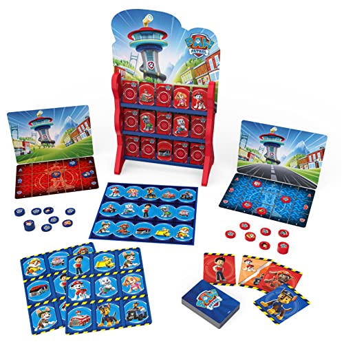 PAW Patrol, Games HQ Board Games for Kids Checkers Tic Tac Toe Memory ...