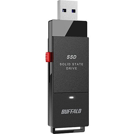 BUFFALO SSD-PUT1.0U3B 1TB Portable Stick SSD Drive USB-A (3.2 Gen 2 ...