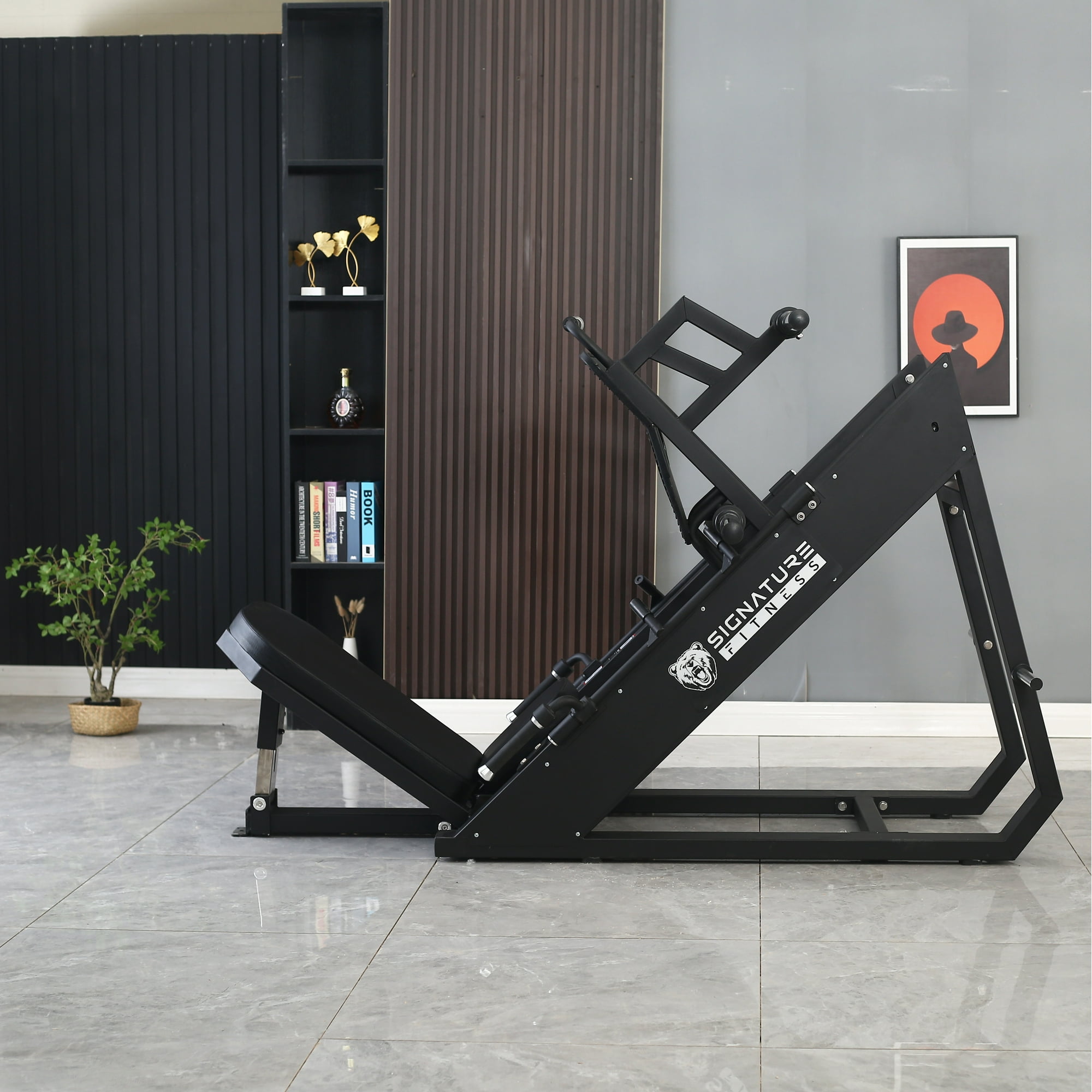 BalanceFrom Commercial Grade Plate Loaded Adjustable Leg Press Machine ...