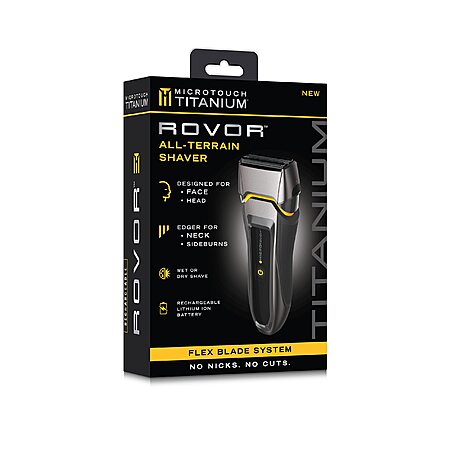 Micro Touch Titanium Rovor Rechargeable Wet/Dry Full Body Electric ...